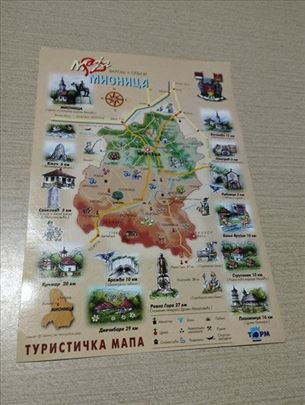 Turisticka mapa Mionica