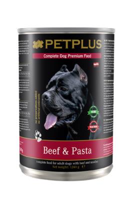 PETPLUS GOVEDINA NUDLE 1240G KONZERVA ZA PSE