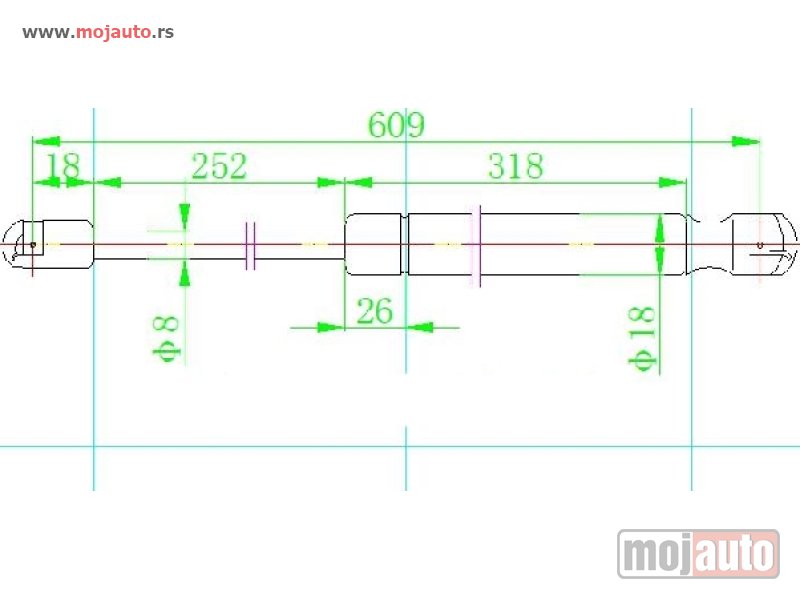 Amortizer haube i gepeka