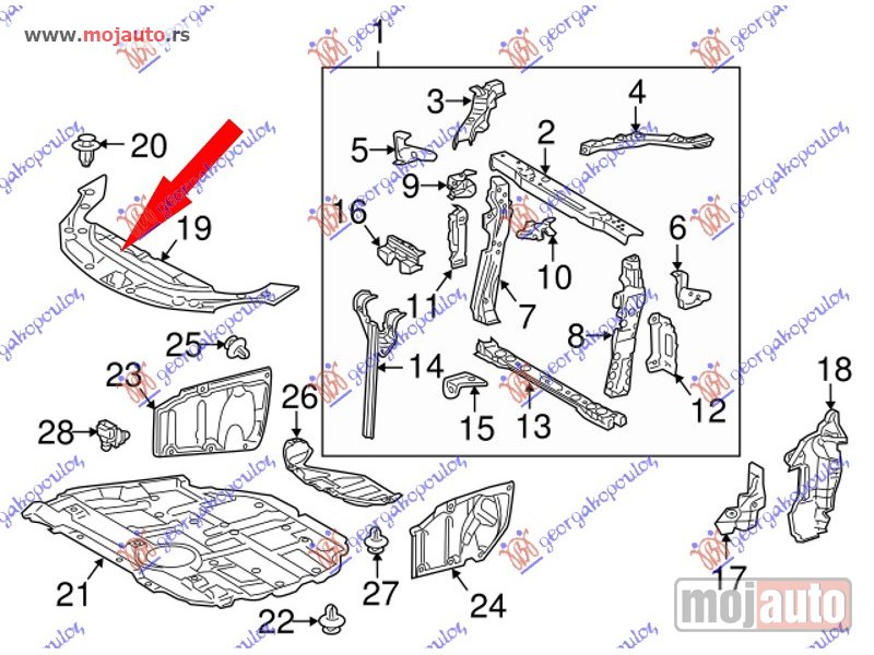 Poklopac veznog lima
