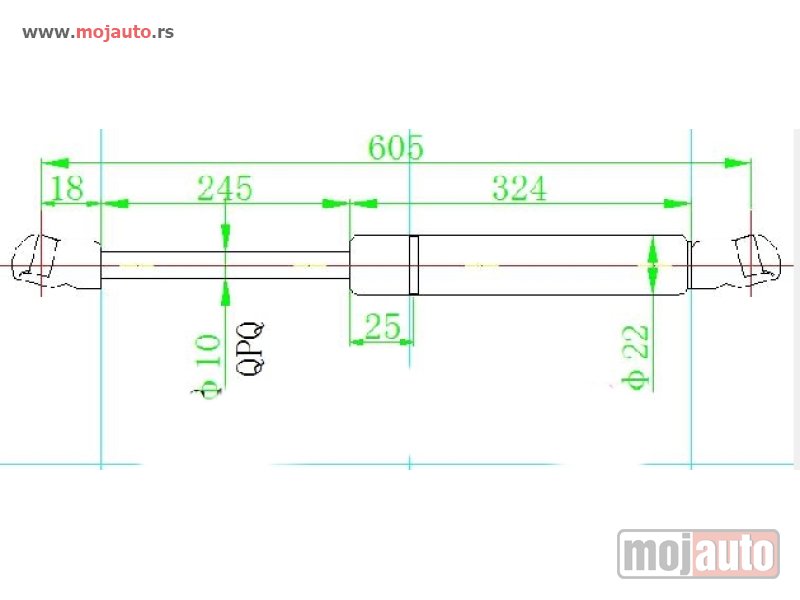 Amortizer haube i gepeka