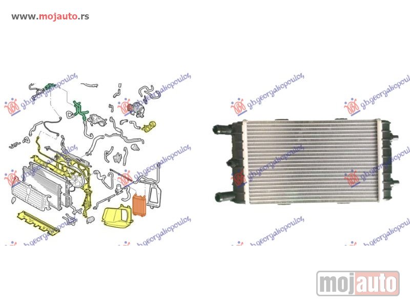 Hladnjak vode motora