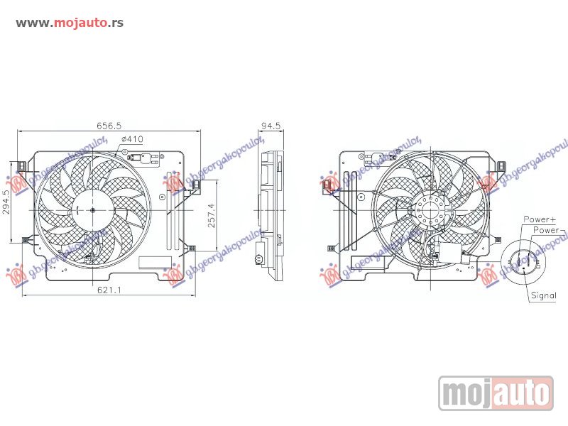 Ventilator komplet