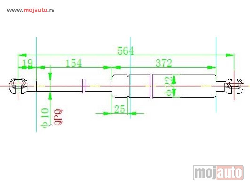 Amortizer haube i gepeka