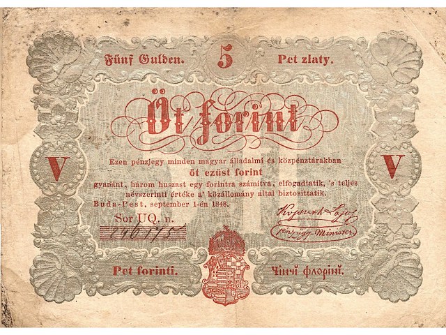 5 Forinti 1848.