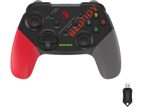 GAMEPAD GPW50 DUAL-MODE 2.4G SPORTS RED BLOODY A4 TECH