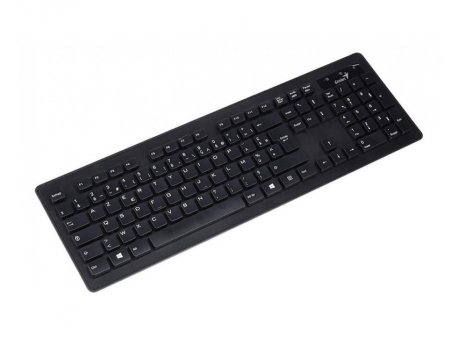 TASTATURA SLIMSTAR 126 USB US GENIUS CRNA