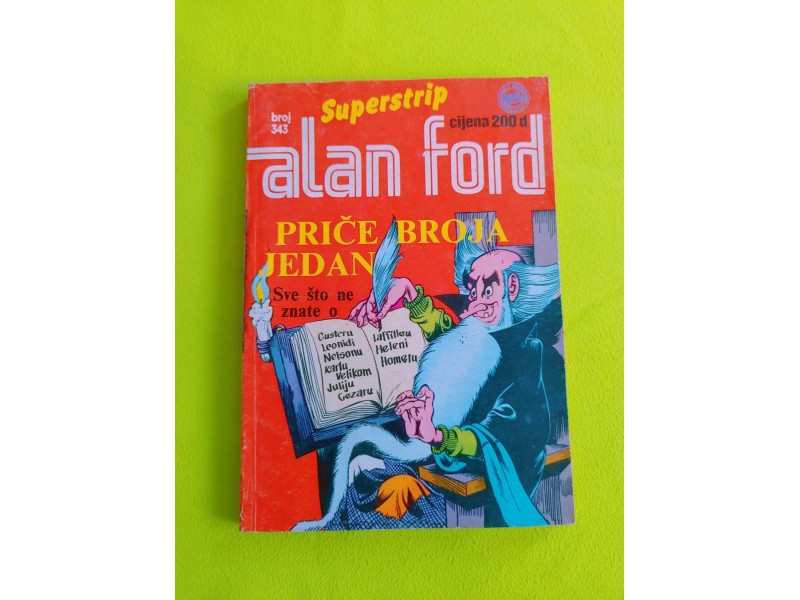 Alan Ford (Vjesnik) - br. 343 - Price broja jedan