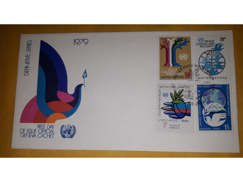 UN 1979 FDC sa ser. 24