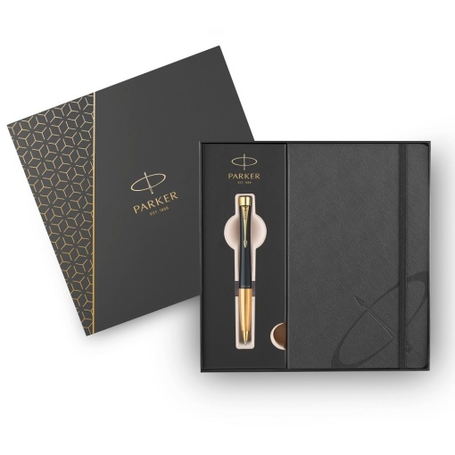 Parker poklon SET Royal Urban Black GT – Hemijska + Notes