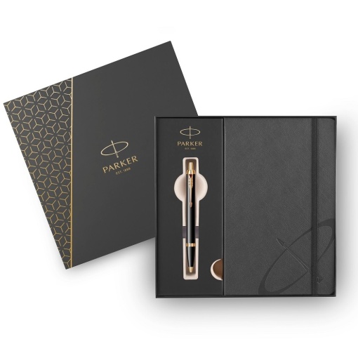 Parker poklon SET Royal Im Black GT – Hemijska + Notes