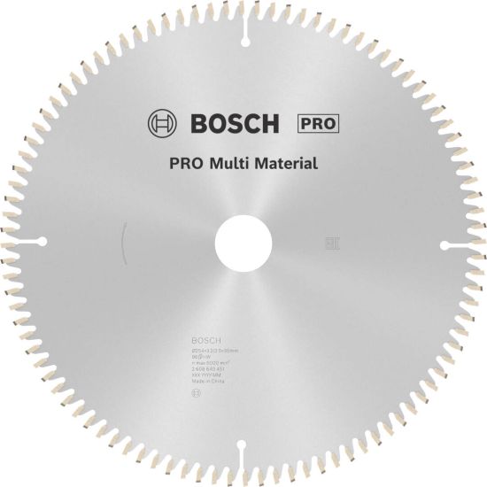 Bosch PRO Multi Material list kružne testere 254x3.2x30 mm 96z HLTCG max 6.000 o/min (2608640451)