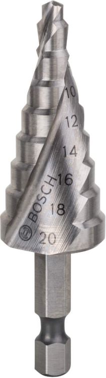 Bosch stepenasta burgija HSS 4 - 20 mm, 1/4", 70,5 mm - 2608597524