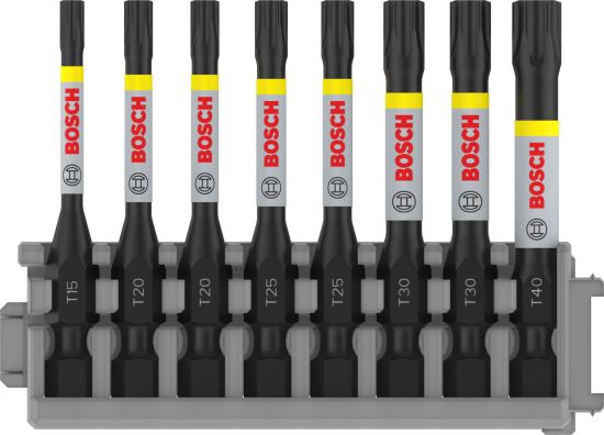 Bosch PRO Torx Impact bitovi T15, T20(x2), T25(x2), T30(x2), T40, 50 mm 8/1 (2608522329)