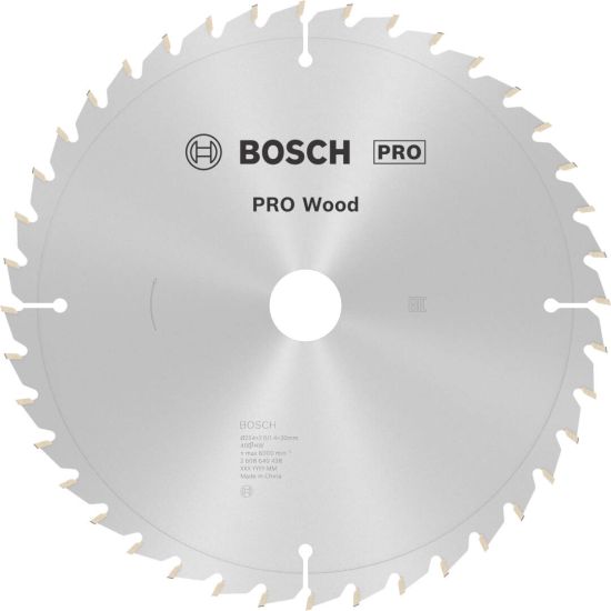 Bosch PRO Wood list kružne testere 254x2x30 mm 40z ATB max 6.000 o/min 5/15 (2608640438)