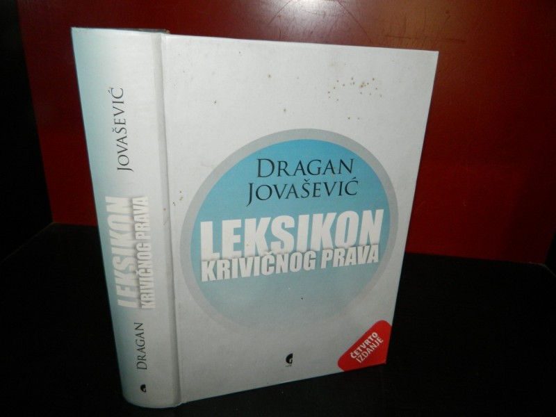 Leksikon krivičnog prava, Dragan Jovašević