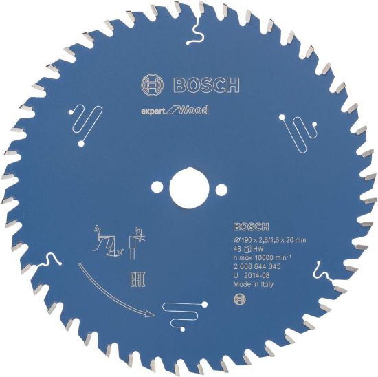 Bosch list kružne testere Expert for Wood 190 x 20 x 2,6 mm, 48 - 2608644045