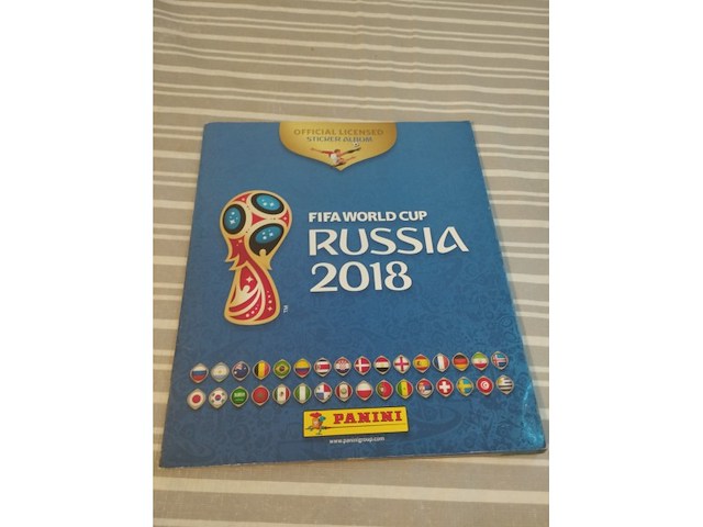 Album WC Russia 2018 Panini popunjen