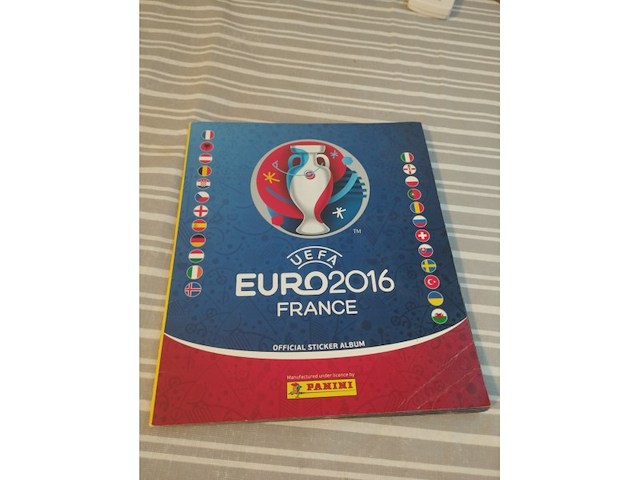 Album EURO 2016 France Panini popunjen