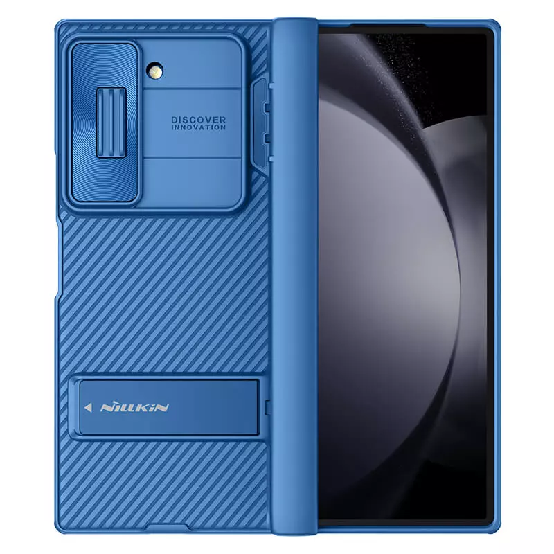 Zastitna maska (futrola) Nillkin CamShield Fold - Samsung F956B Galaxy Z Fold 6 (with stand) plava