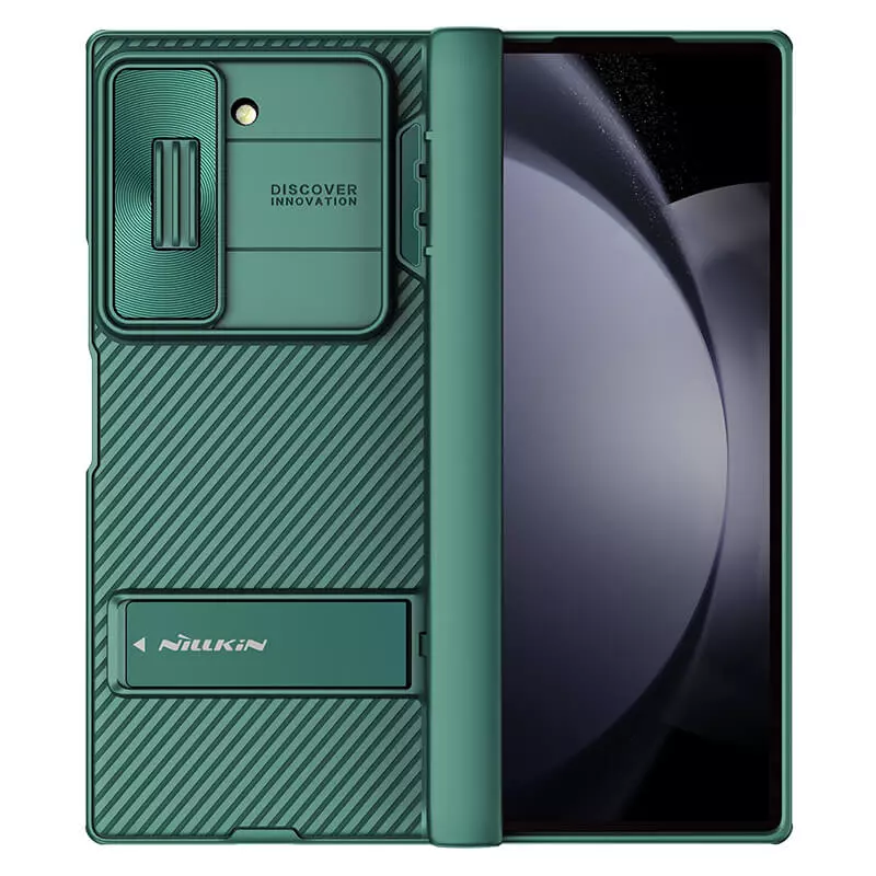 Zastitna maska (futrola) Nillkin CamShield Fold - Samsung F956B Galaxy Z Fold 6 (with stand) zelena