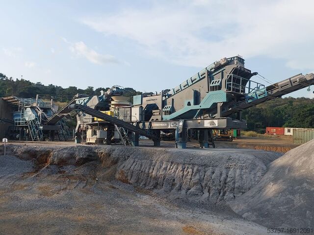 250 TPH mobilna postrojenje za drobljenje
Constmach 250 TPH mobile crushing plant