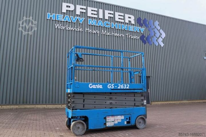 Podizanje makaza
Genie GS2632 Electric, Working Height 10m, 227kg Capacit