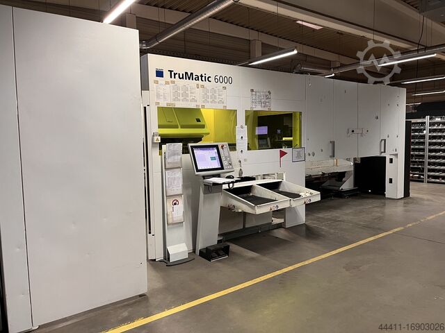 Laserska presa za udaranje
TRUMPF TruMatic 6000 (K06M) Fiber 3000 Watt FMC