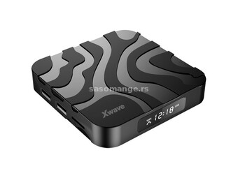 Xwave TV BOX 510 Smart TV 8K/Android 12/4GB/64GB/QuadCore/LCD displej/HDMi/RJ45/Wifi/BT/2xUSB/SD