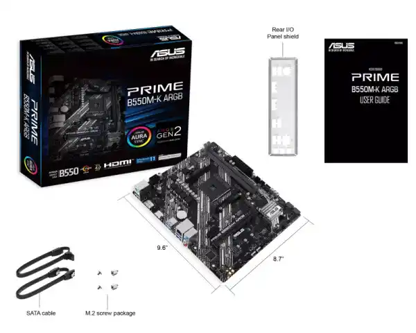 ASUS PRIME B550M-K ARGB matična ploča