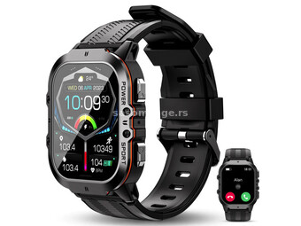 Oukitel BT20 Smart Watch Sport Rugged 350mAh/Heart rate/SpO2/Accelerometer/crno-narandzasti