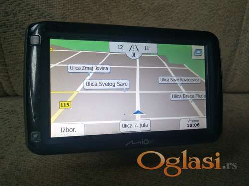 gps mio 5 inča -nove mape cele evrope , auto-kamion