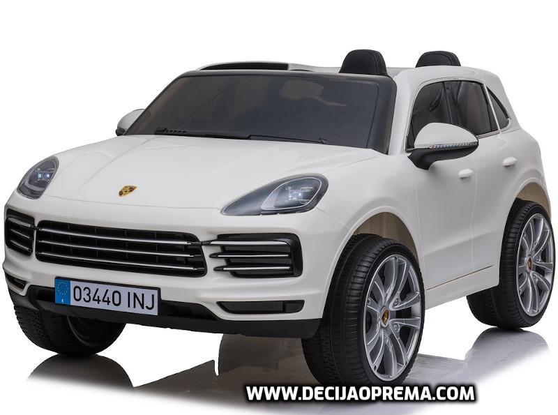 Porsche SUV auto na akumulator za decu Beli