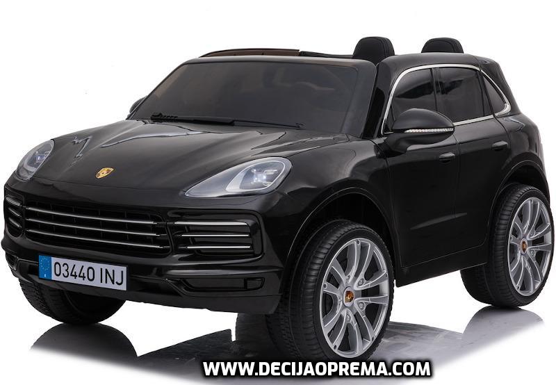 Porsche SUV auto na akumulator za decu Crni