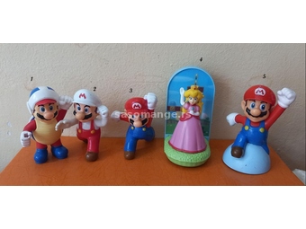 Super Mario i princeza Peach mc donald visokr oko 9cm imaju bend