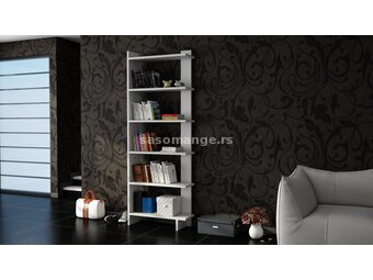 HANAH HOME Polica za knjige Order White