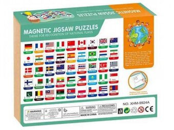 BEST LUCK Magnet puzzle zastave BE099924A