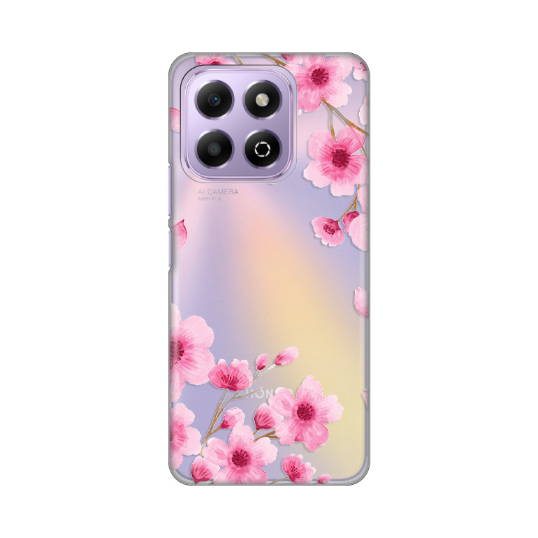 Maska Silikonska Print Skin za Honor X6b Rose Flowers