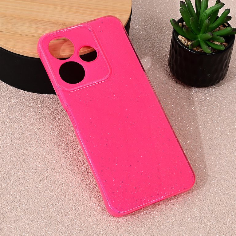 Maska Sparkle Dust za Xiaomi Redmi 13 4G pink