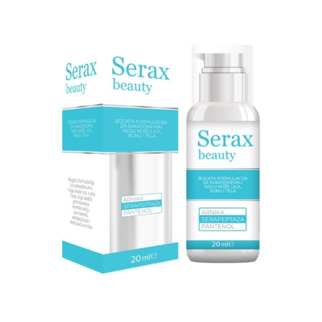 SERAX BEAUTY KREMA 20 ML
Opis
INFORMACIJE
NALOG
SERVIS
KORISNI LINKOVI