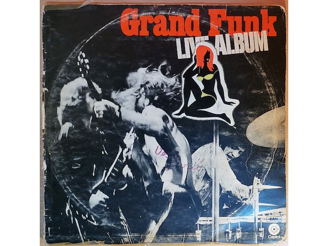 2LP GRAND FUNK RAILROAD - Live Album (1970) UK, G+