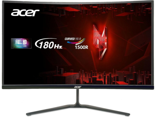 ACER Monitor Nitro ED270RS3BM 27''/VA,zakrivljen/1920x1080/180Hz/1ms VRB/HDMIx2,DP/freesync/VESA/crna