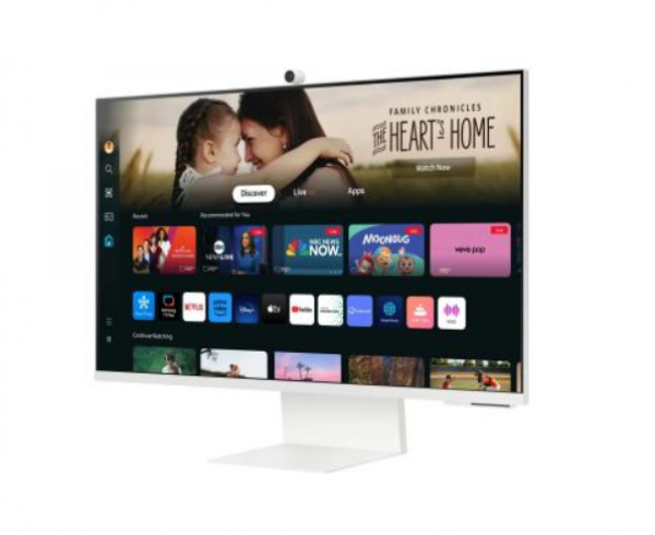 SAMSUNG Monitor LS32DM801UUXDU 32''/VA/3840x2160/60Hz/4ms GtG/HDMI,USB/kamera/zvučnici/smart/bela