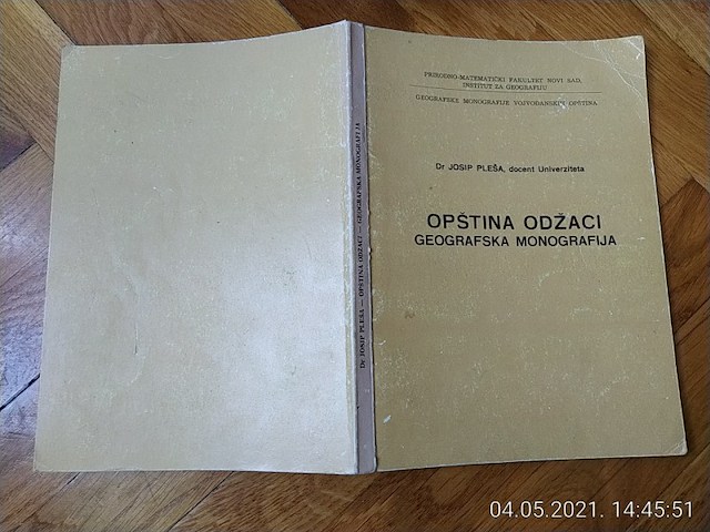 PLEŠA, OPŠTINA ODŽACI, GEOGRAFSKA MONOGRAFIJA