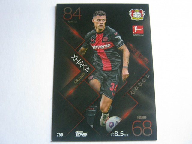 Topps Match Attax 2023/24 Bundesliga br250 GRANIT XHAKA