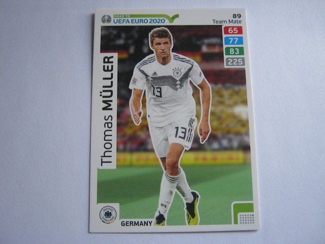 Road to UEFA EURO 2020 Adrenalyn XL Panini 89 Tomas Mul