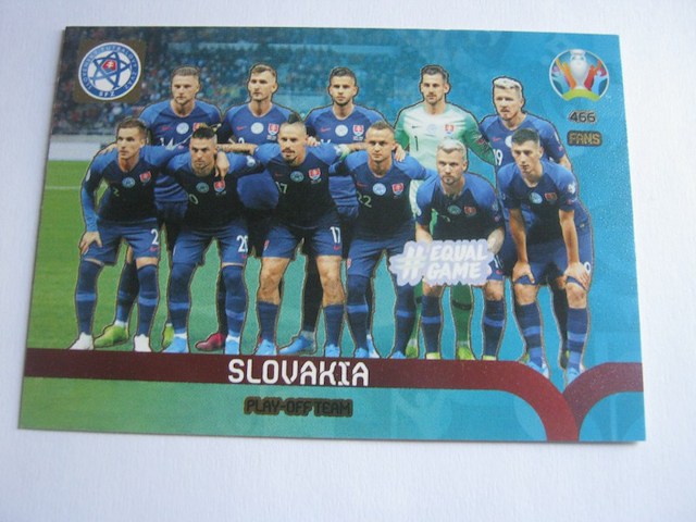 Euro 2020 Uefa Adrenalyn XL Panini 466 Slovakia