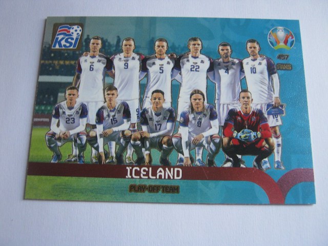 Euro 2020 Uefa Adrenalyn XL Panini 457 Iceland