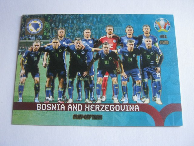 Euro 2020 Uefa Adrenalyn XL Panini 451 Bosna i Hercegov