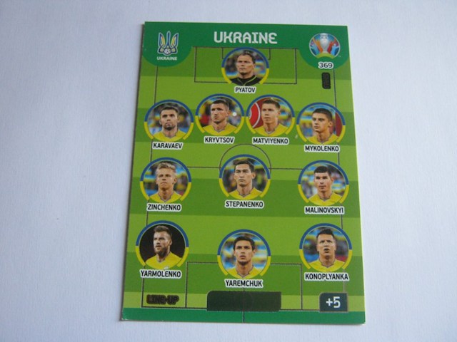 Euro 2020 Adrenalyn XL Panini 369 Ukraine